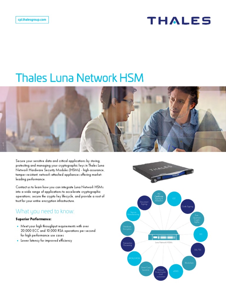 Thales Luna Network 7 HSM PB v35 | PDF | Computing | Security Technology