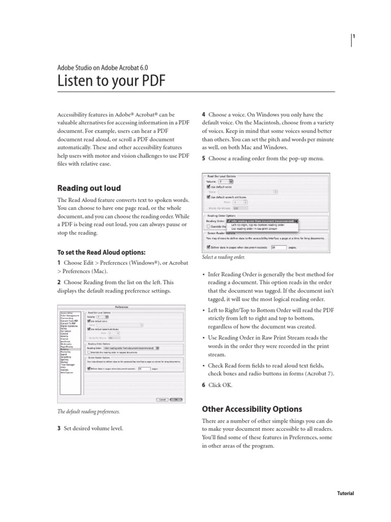 Listen To Your PDF: Reading Out Loud | PDF | Software | Software ...