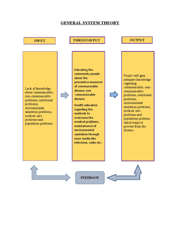 General System Theory: Output Input Through Put | PDF