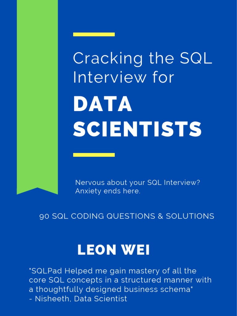 Cracking The SQL Interview For: Data Scientists | PDF | Table (Database ...