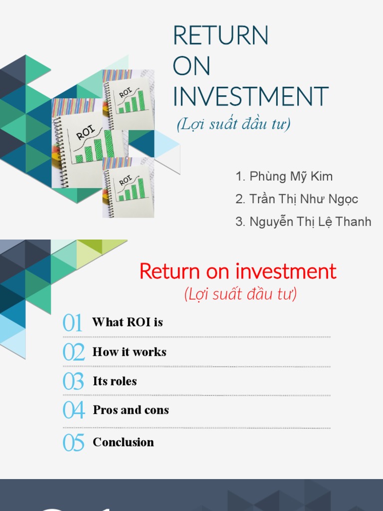 A Sample Presentation - ROI | PDF | Return On Investment | Investing