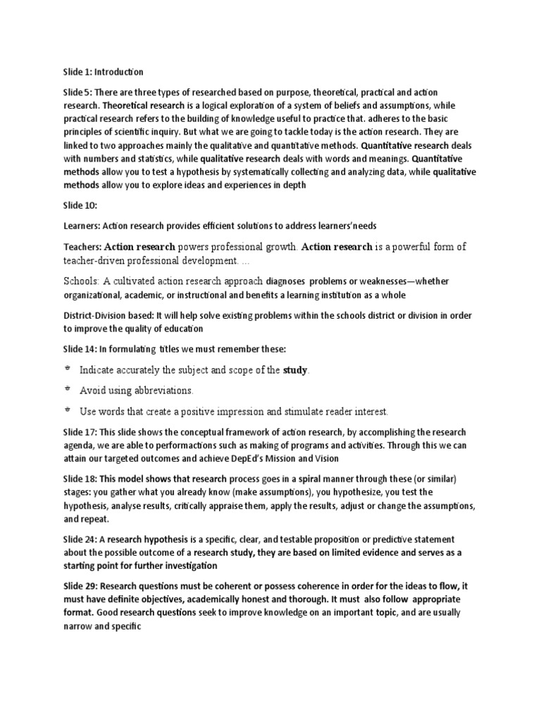 Action Research Powers Professional Growth. Action Research Is A ...
