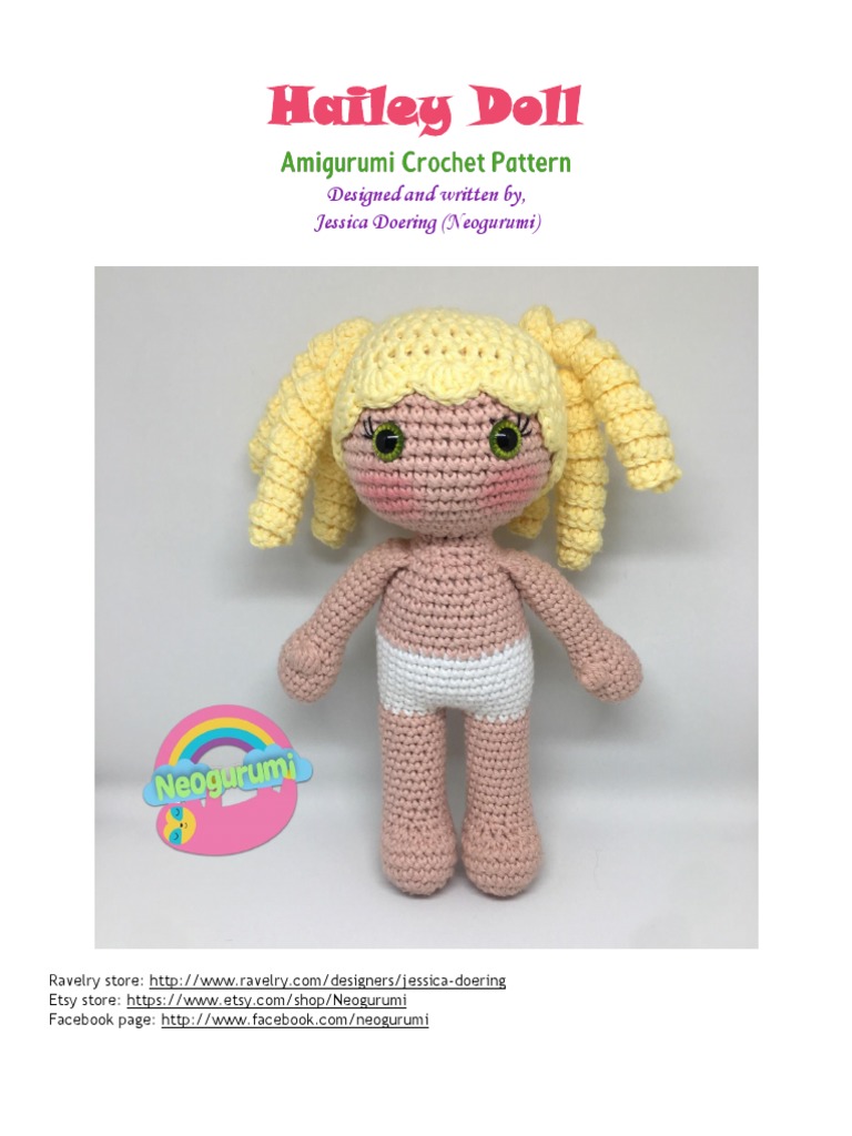 Hailey Doll Final Updated | PDF | Crochet | Yarn