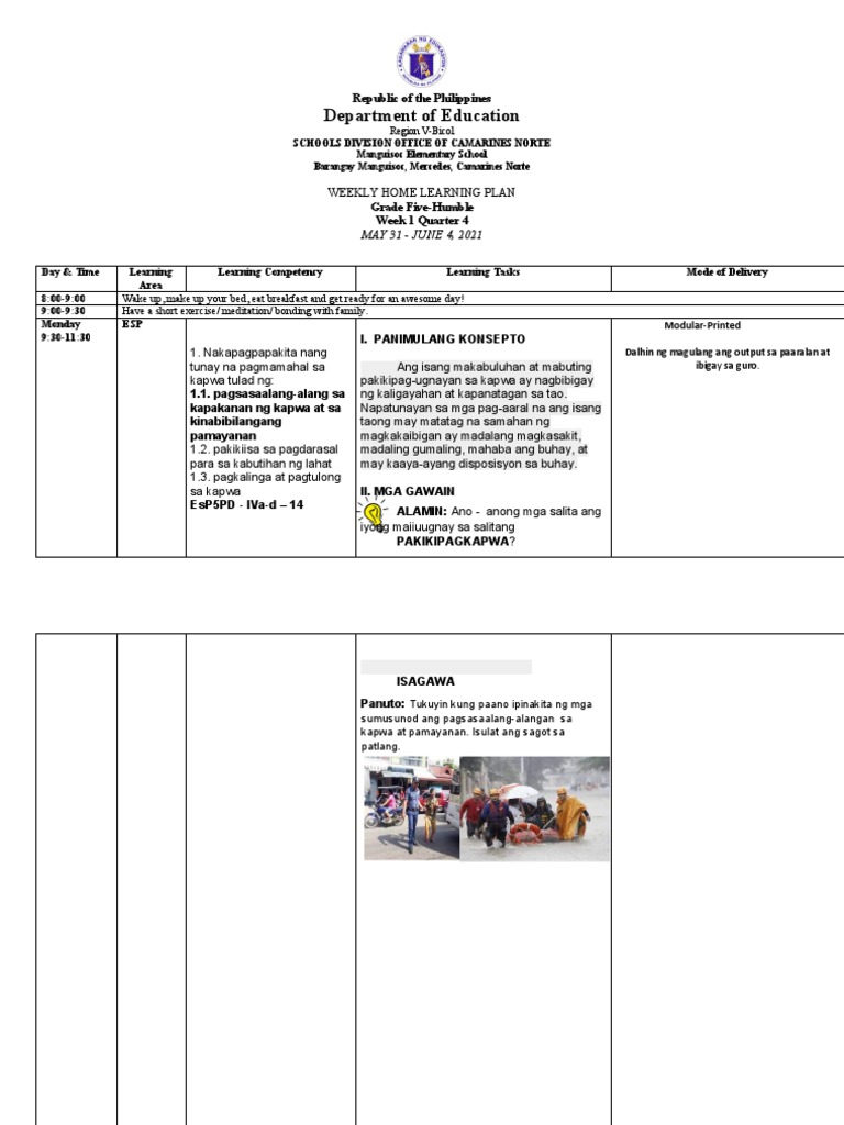 WHLP q4 Week 1 | PDF