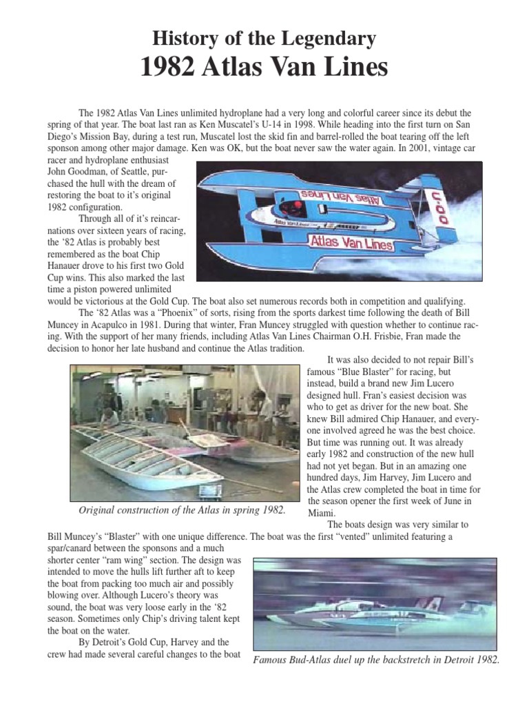 1982 Atlas Van Lines: History of The Legendary | PDF | Vehicles
