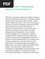 Starbucks Matrix Organizational Structure | PDF | Starbucks ...