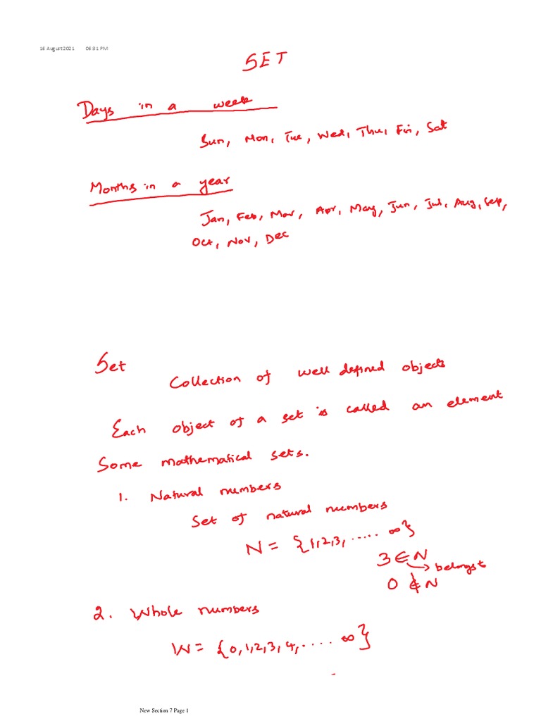 Set Introduction | PDF