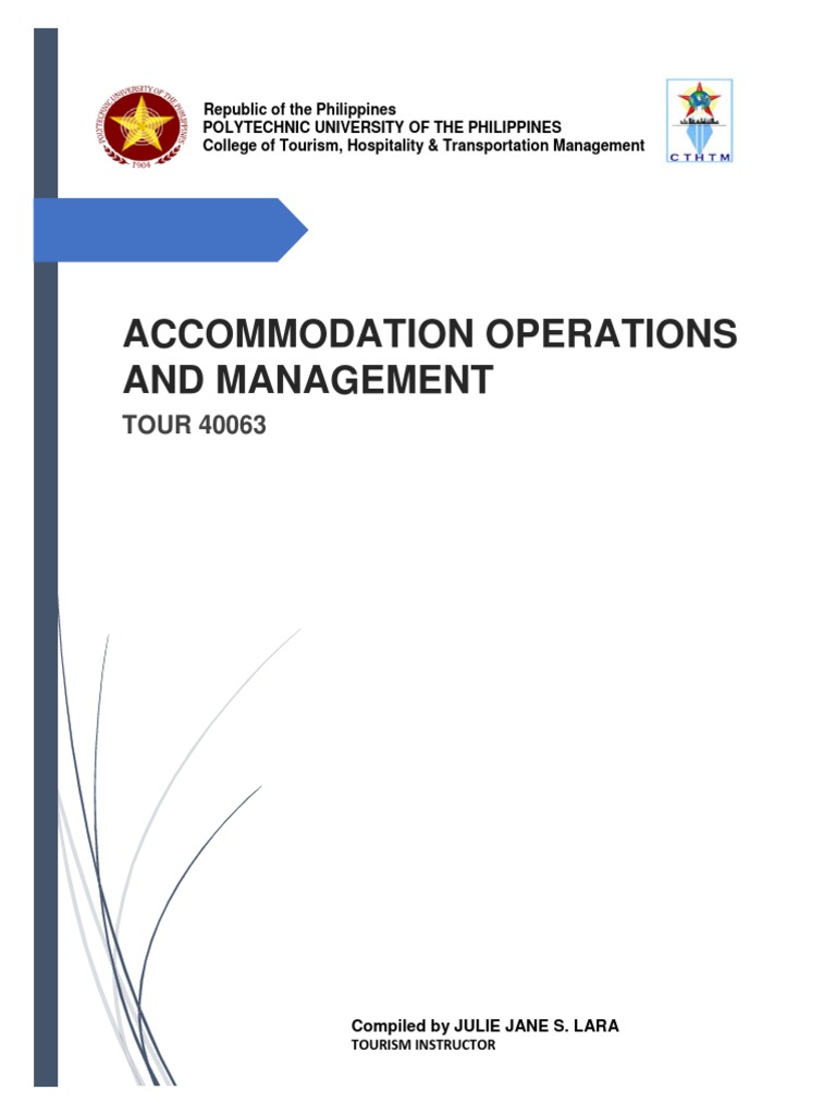 Im Accommodation Operations PDF | PDF | Hotel | Tourism