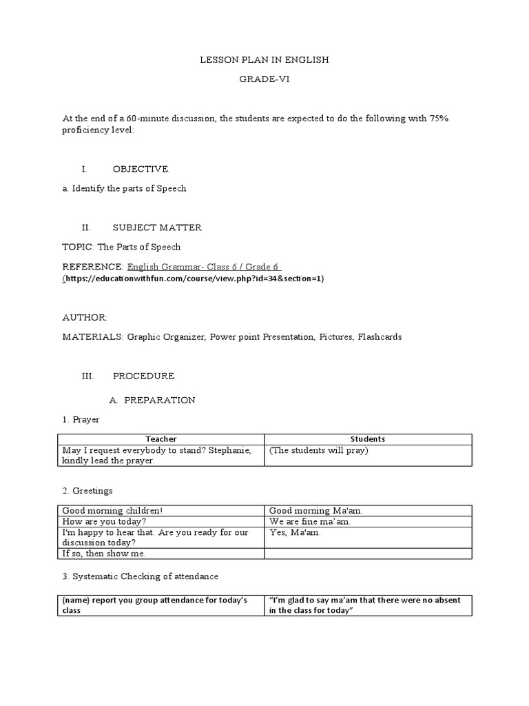 English Grammar-Class 6 / Grade 6 ( | PDF | Part Of Speech | Adverb