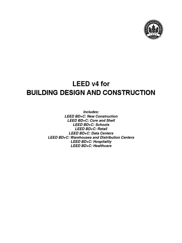 LEED BD+C Reference Guide | PDF | Leadership In Energy And ...