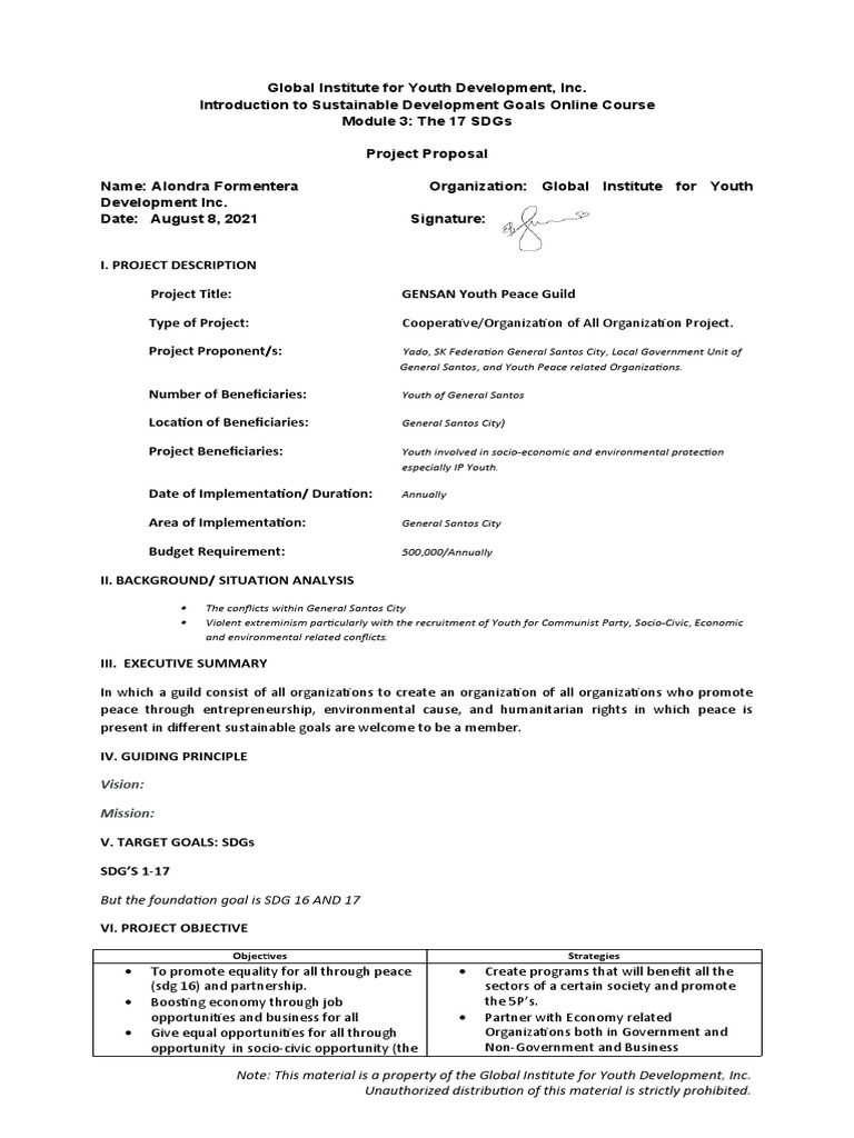 Unfinished Project Proposal With SWOT Analysis | PDF | Sustainability ...