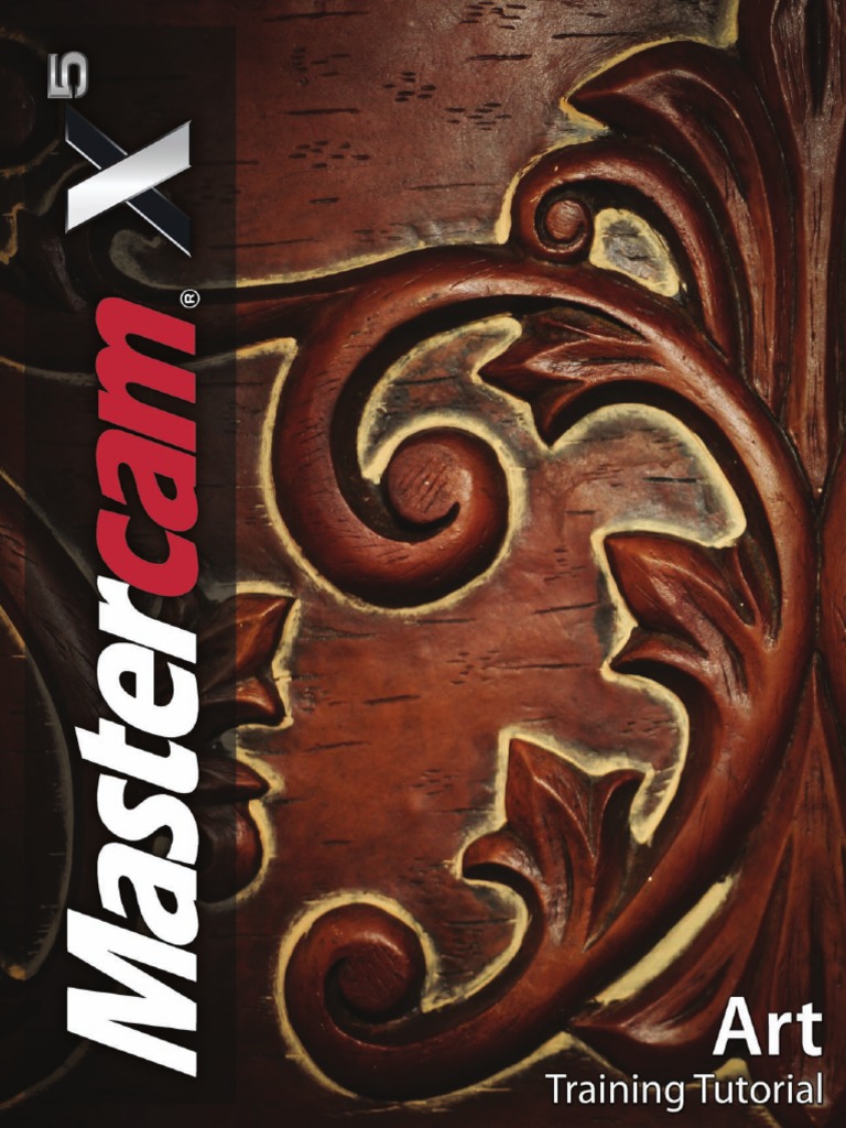 Sample - Mastercam X5 Art Training Tutorial | PDF | Machine Tool ...