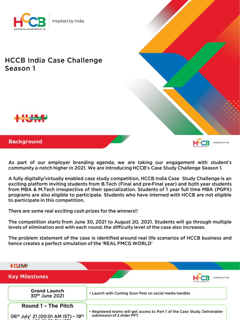 HCCB India Case Study Challenge Season 1 | PDF