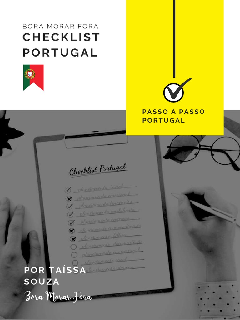 Checklist Portugal 2021 | Download grátis PDF | Visto para viagem ...