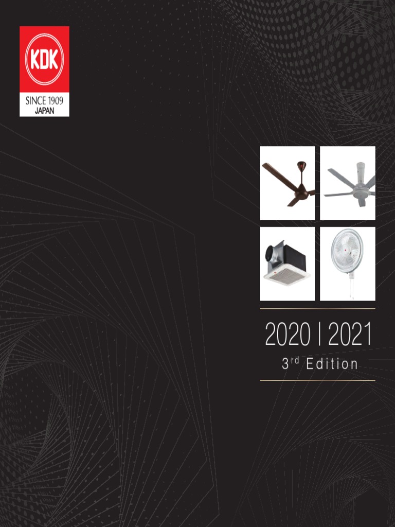 KDK Exhaust Fan Catalogue 2021 | PDF | Direct Current | Timer