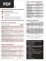 Revised Blood Potency Table for VTM | PDF | Vampires | Tabletop Games