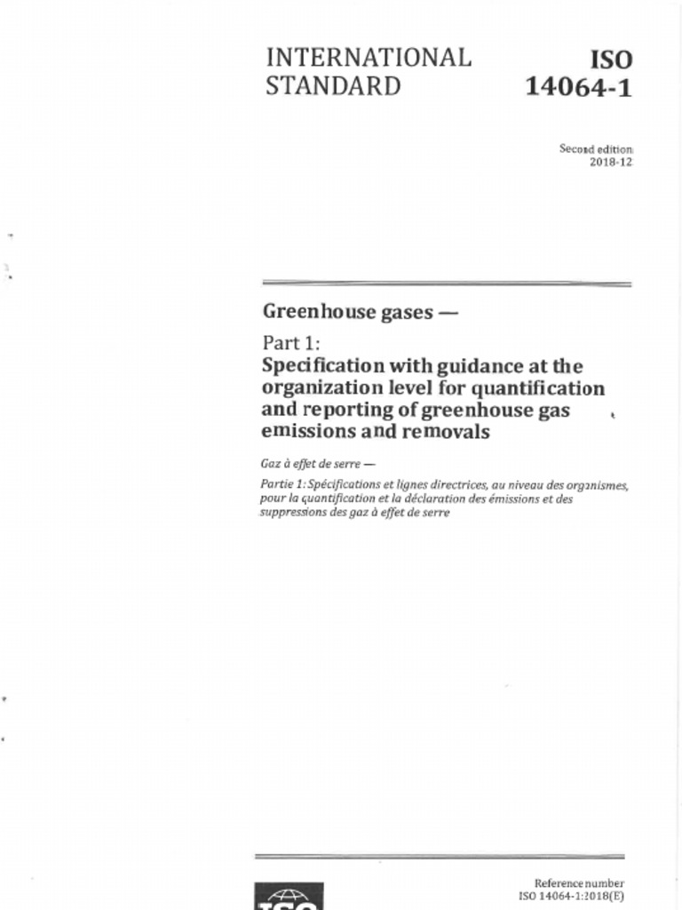 Iso 14064-1 - 2018 | PDF