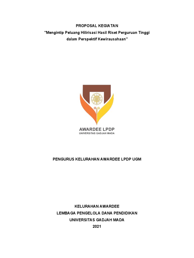 Proposal Kewirausahaan | PDF | Seni | Komputer
