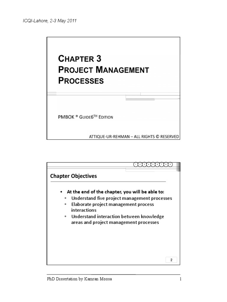 Pmbok Guide (Ch-3) | PDF | Project Management | Evaluation
