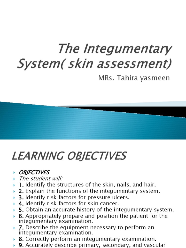 Skin Assessment | PDF | Nail (Anatomy) | Skin