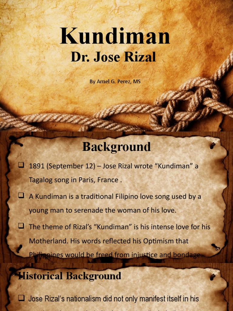 Kundiman: Dr. Jose Rizal | PDF