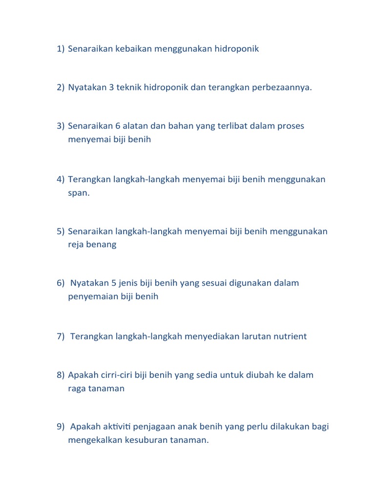 Latihan Kuiz RBT Tahun 6 | PDF