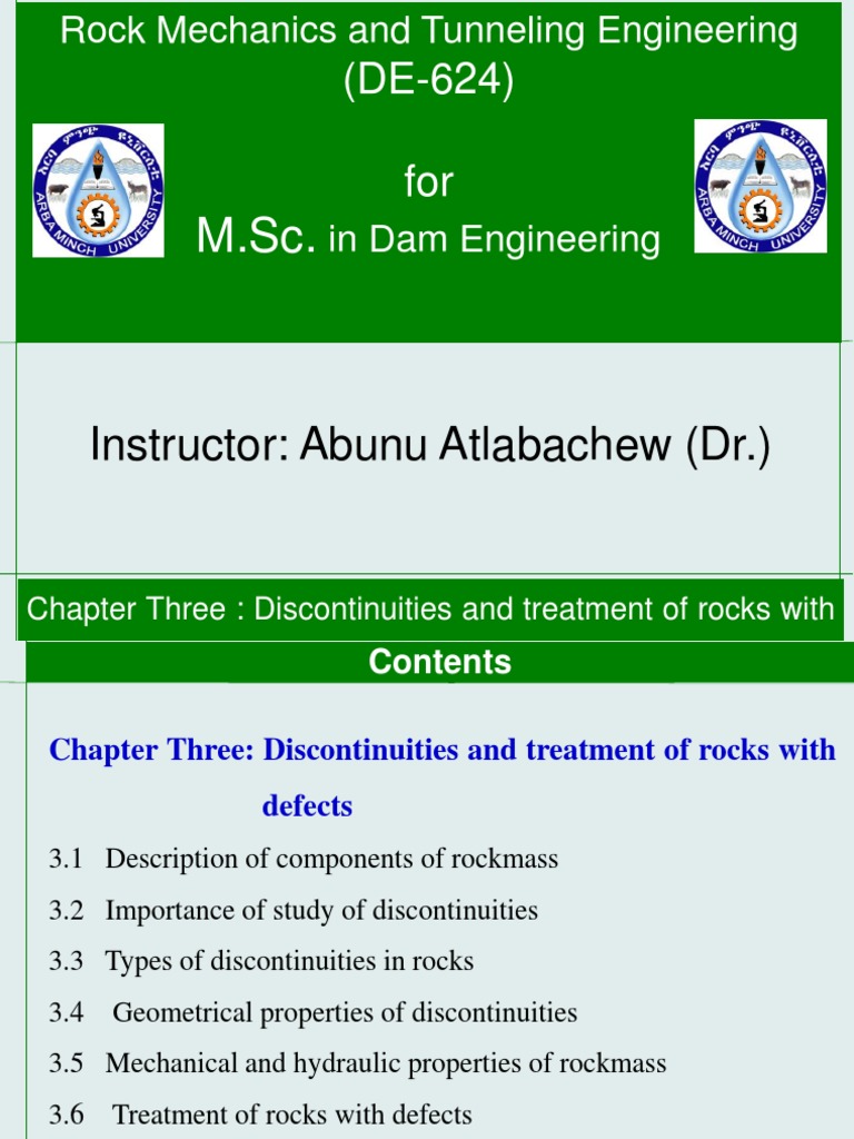 Understanding Rock Discontinuities | PDF | Fault (Geology) | Geology