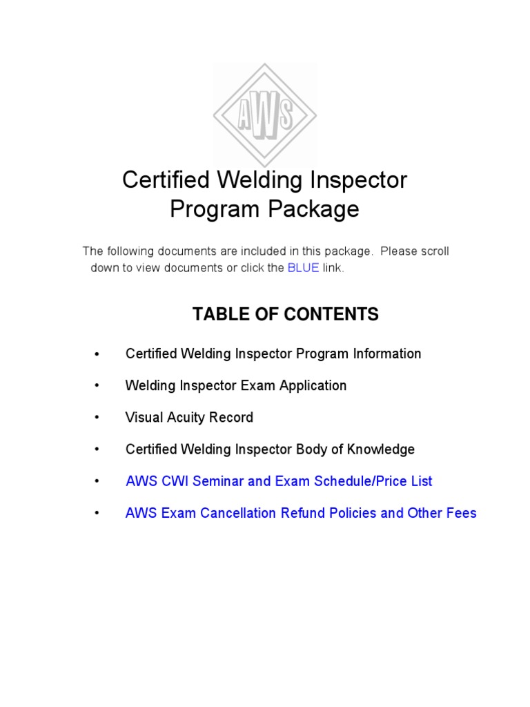 CWI AWS-CWI Application Form | PDF | Test (Assessment) | Nature
