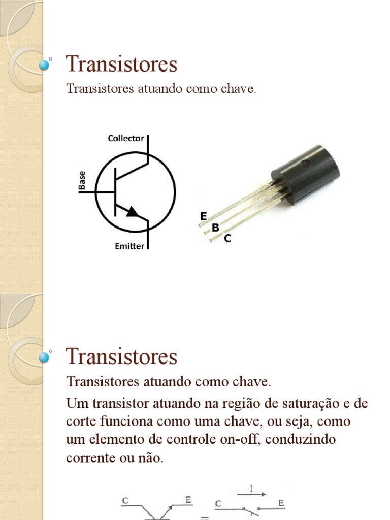 AULA+09+ Transistores+Como+Chave | PDF | Rede elétrica | Energia elétrica