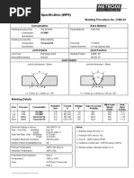 WPS Gtaw+smaw | PDF | Electricity | Mechanical Engineering