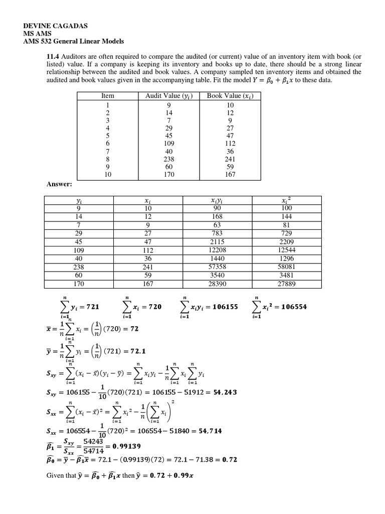 GLM Part 1 | PDF | Scientific Method | Mathematics