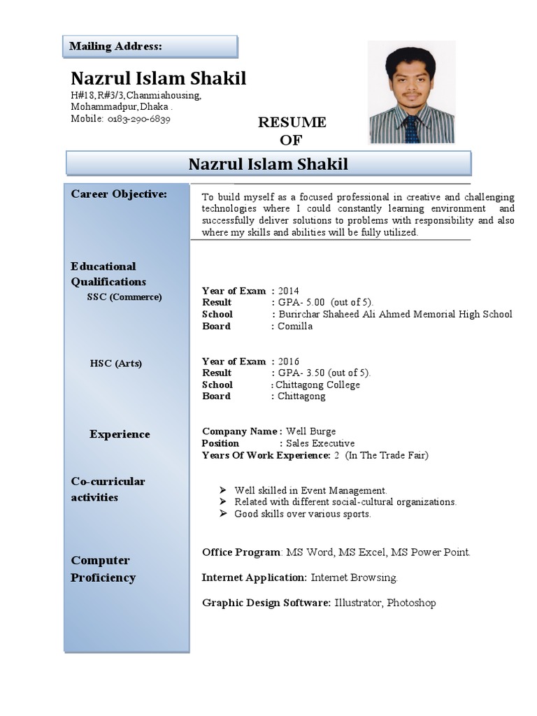 CV 1 | PDF | Communication | Cognition