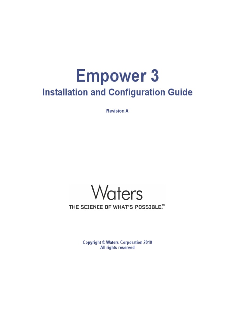 Empower 3 Install Config Guide Rev A | PDF | Operating System | Server ...