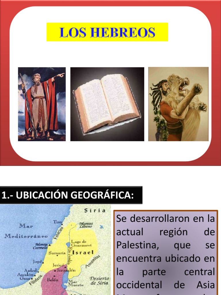 Tema 2 Los Hebreos | PDF