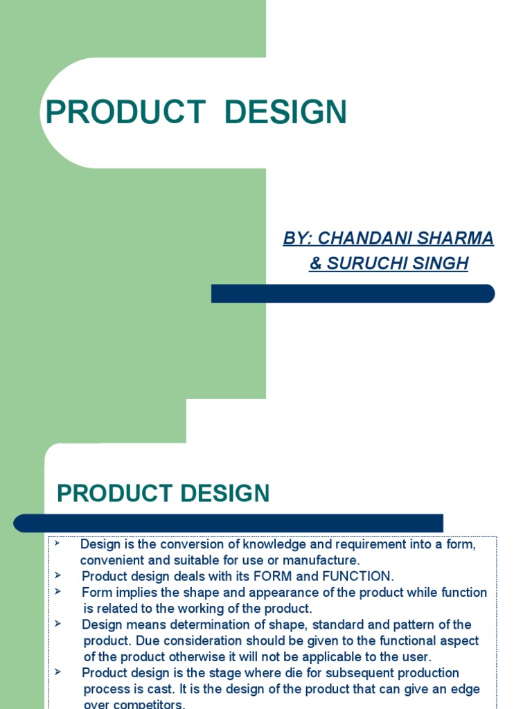 Essential Elements of Product Design | PDF | Design | Reliability ...