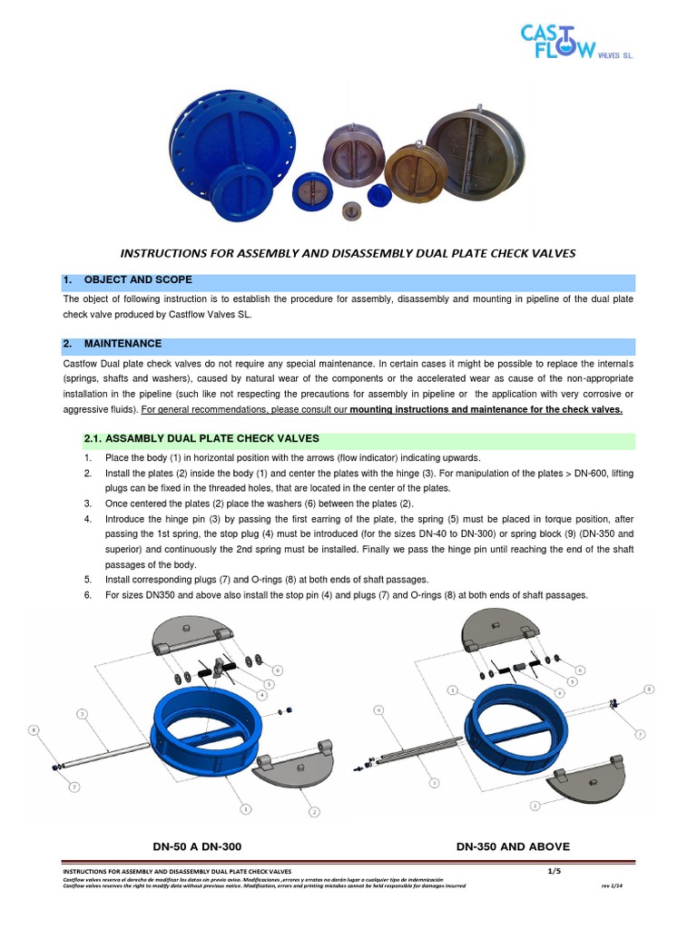 Fiche Technique Clapet | PDF | Valve | Pump