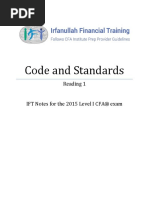 CFA Ethics & Conduct Standards Guide | PDF
