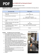 3 Calorimetry Lab - Burning A Cheeto | PDF | Calorie | Food Energy