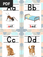 Aa BB CC DD Ee FF: Alphabet Writing Practice Worksheet | PDF