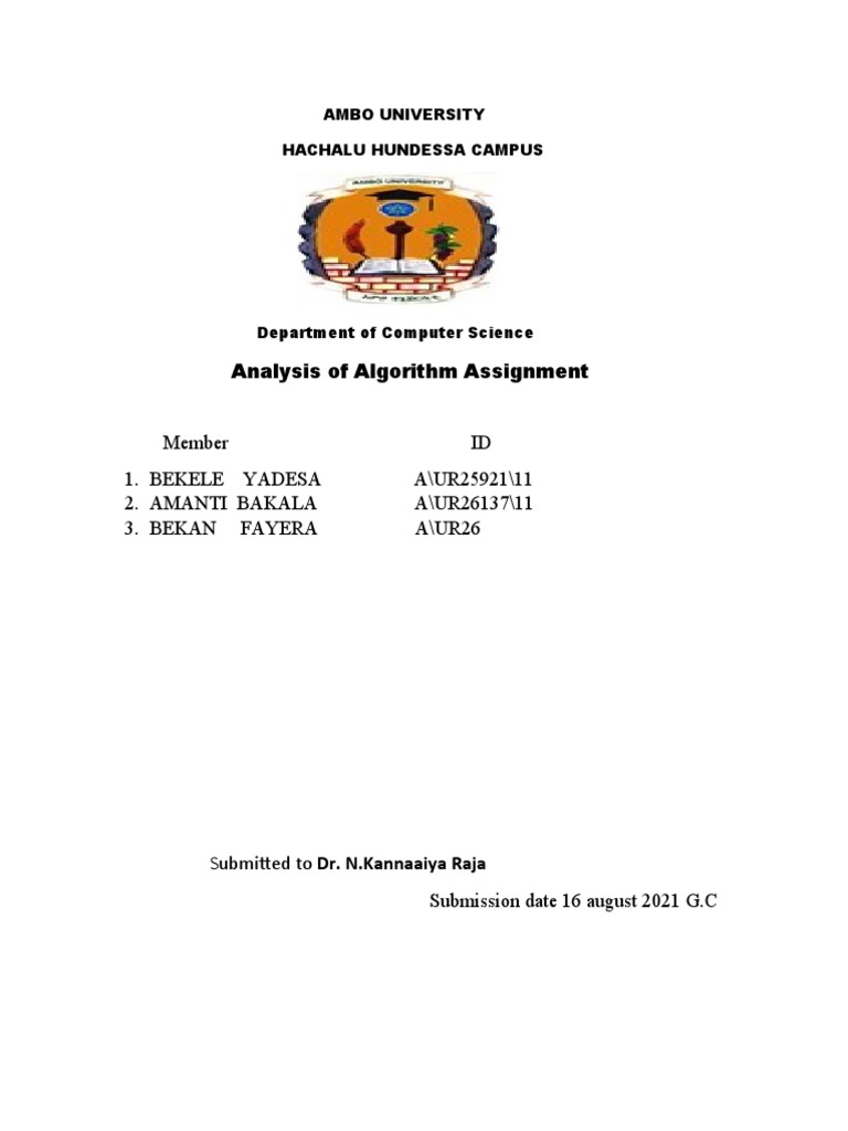 Ambo University Hachalu Hundessa Campus | PDF