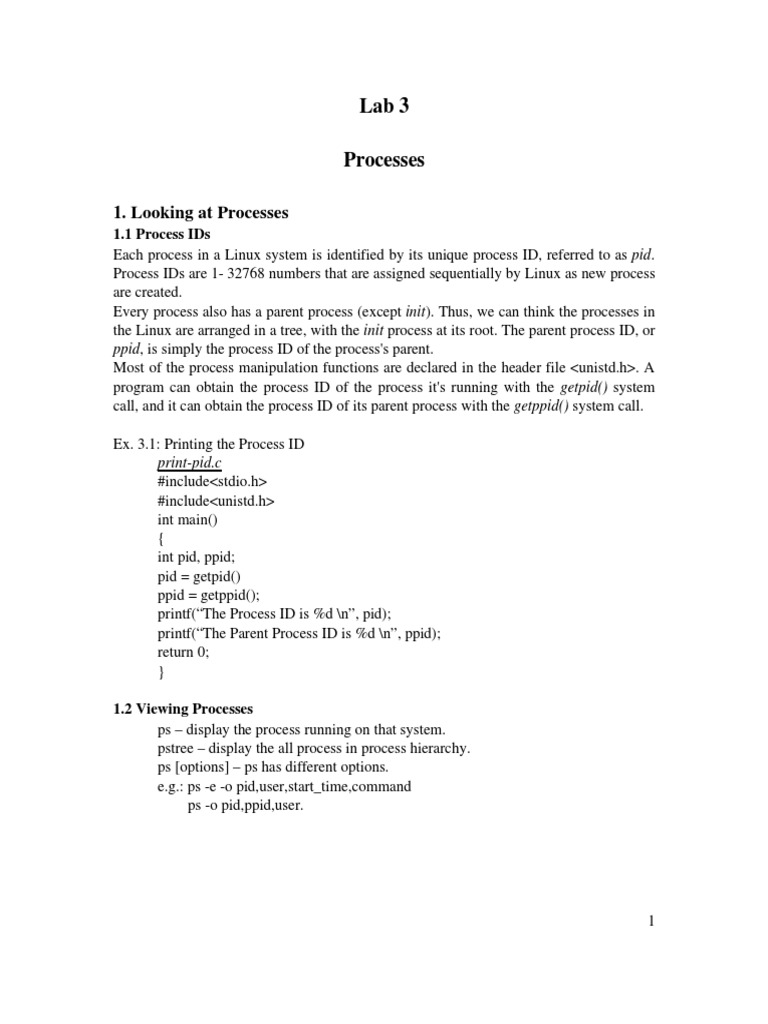 OS Lab3 | PDF | Software | Operating System Technology