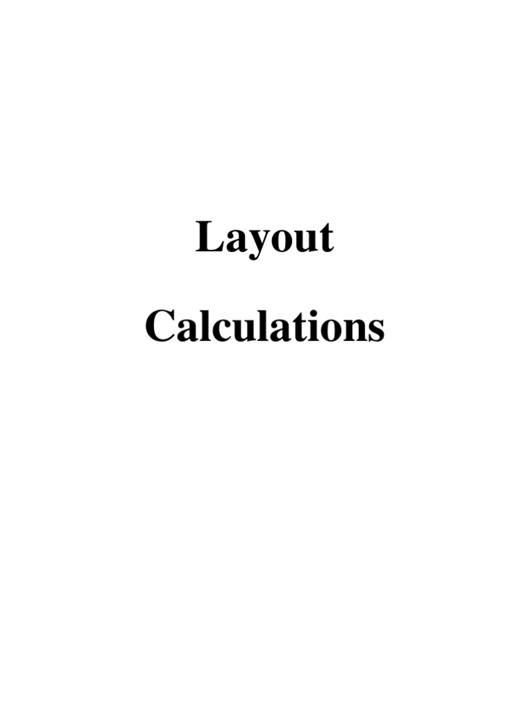 Layout Calculation Book | PDF | Track (Rail Transport) | Tangent