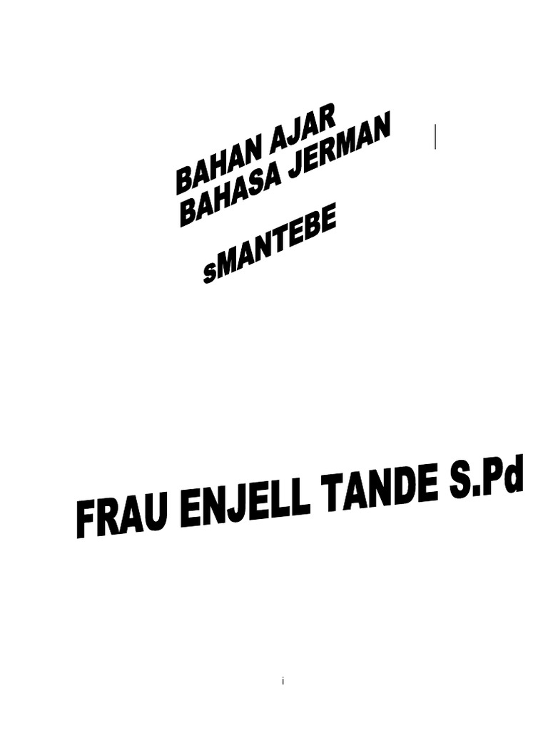 Bahasa Jerman | PDF