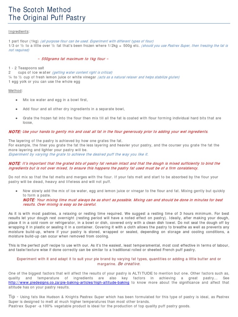 (All Purpose Flour Can Be Used. Experiment With Different Types of ...