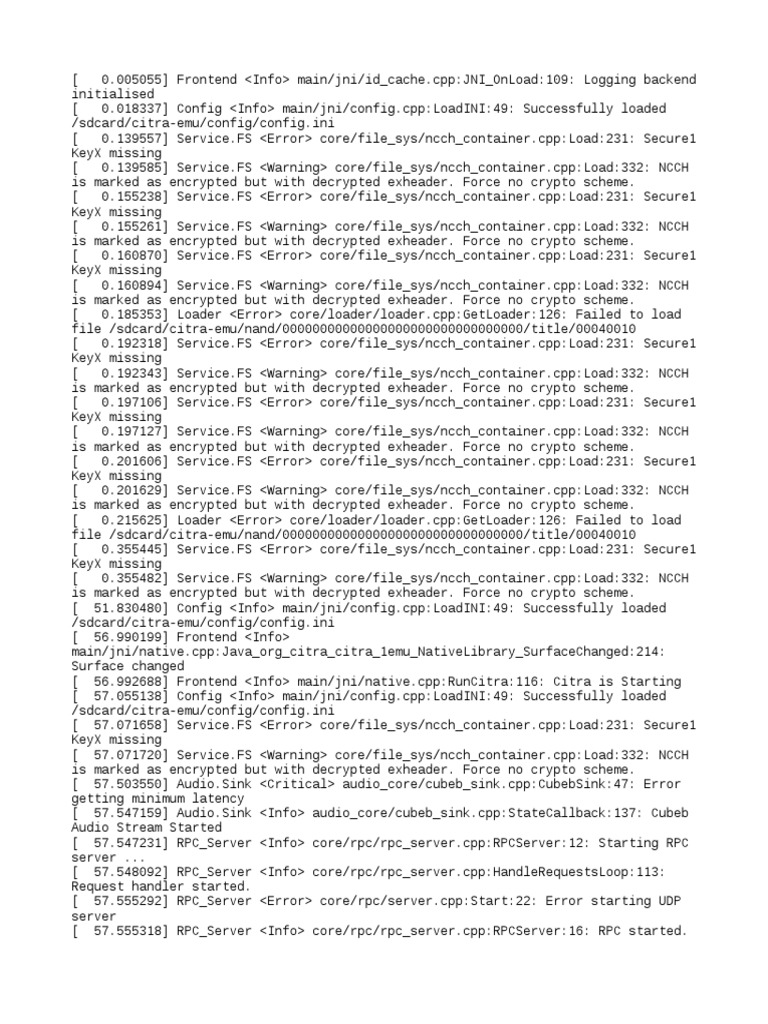 Citra Log | PDF | Encryption | Information Technology Management