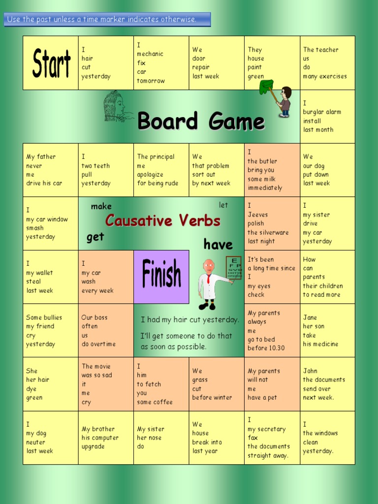 Causative Verbs Practice Guide | PDF