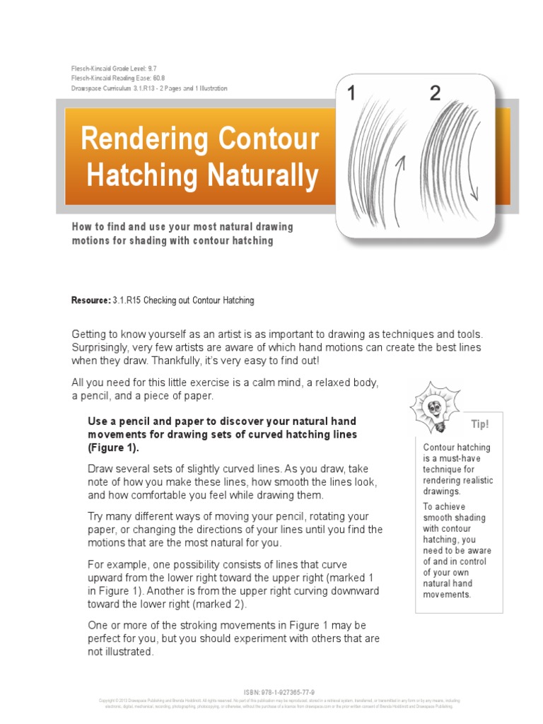 W2 3.1.R13 Render Contour Hatching Naturally | PDF | Drawing