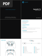 Gamesir t4 Pro Wireless Game Controller Manual | PDF | Usb | Computer Engineering
