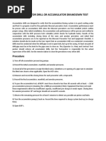 Function & Draw Down Test Koomey | PDF