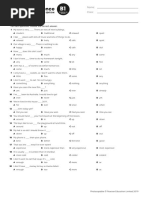 A1+ Progress Test 1 | PDF | Test (Assessment)